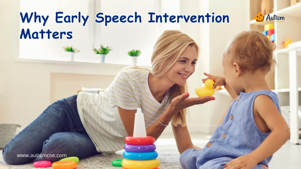 Autism Speech Therapy | Early Intervention for Kids
